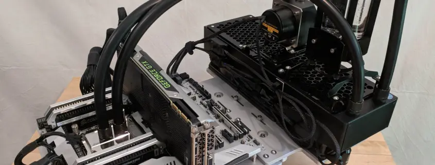 DIY - 360 Radiator Horizontal Stand - Open Benchtable - World's best PC ...