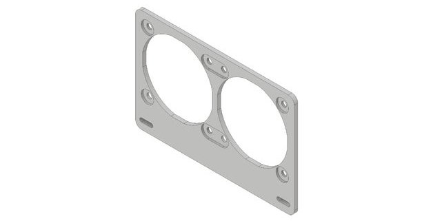 3D Print - Noctua 2x 60mm fan bracket - Open Benchtable - World's best ...